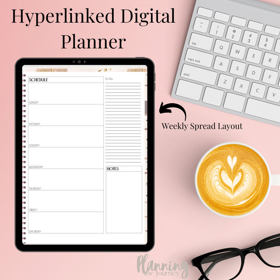 Undated Digital Planner – Planning the Journey